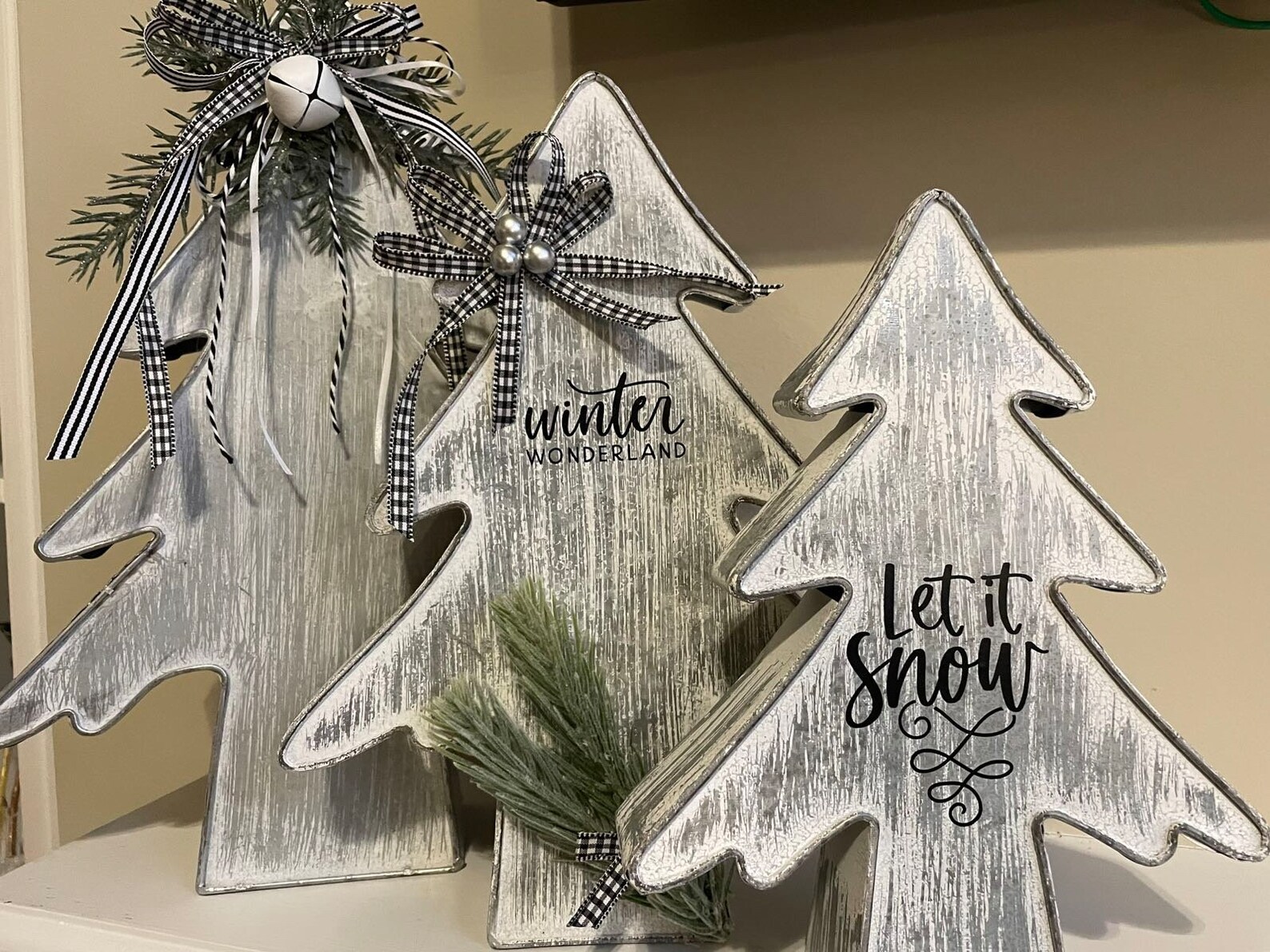 Galvanized Metal Trees Metal Trees Galvanized Christmas - Etsy