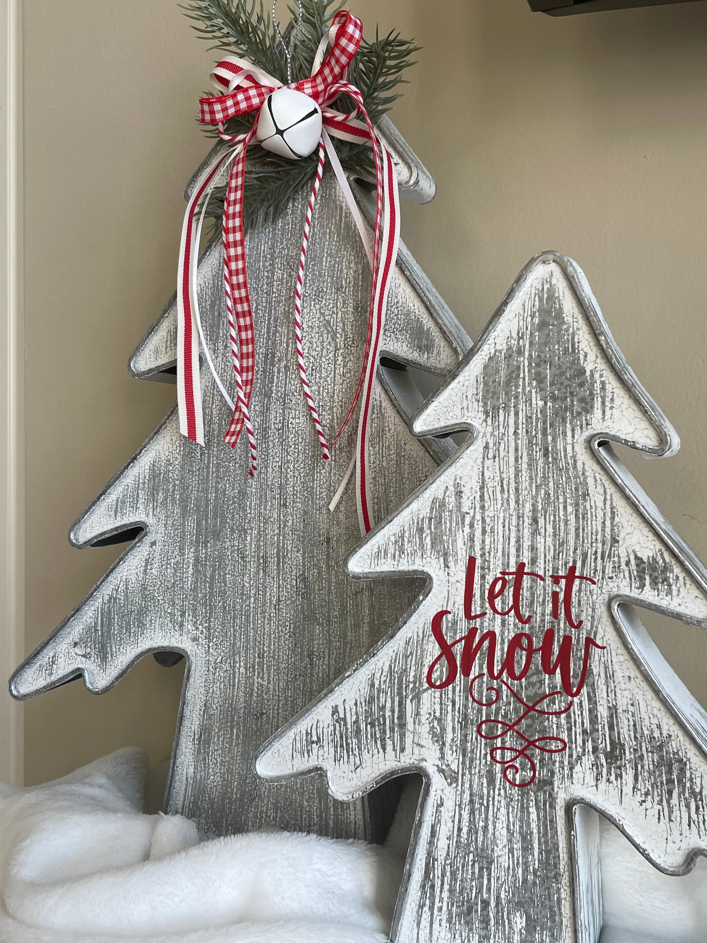 Galvanized Metal Trees Metal Trees Galvanized Christmas - Etsy