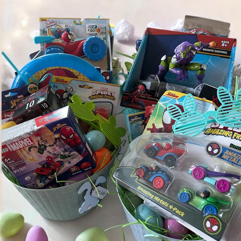 Spiderman Easter Basket - Etsy