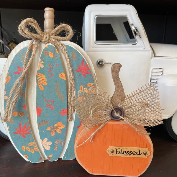 Teal Fall Decor - Etsy