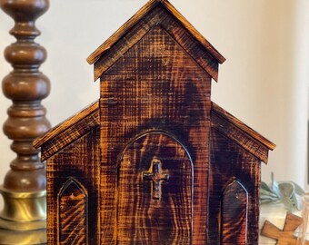 Handmade Wooden Church - Etsy