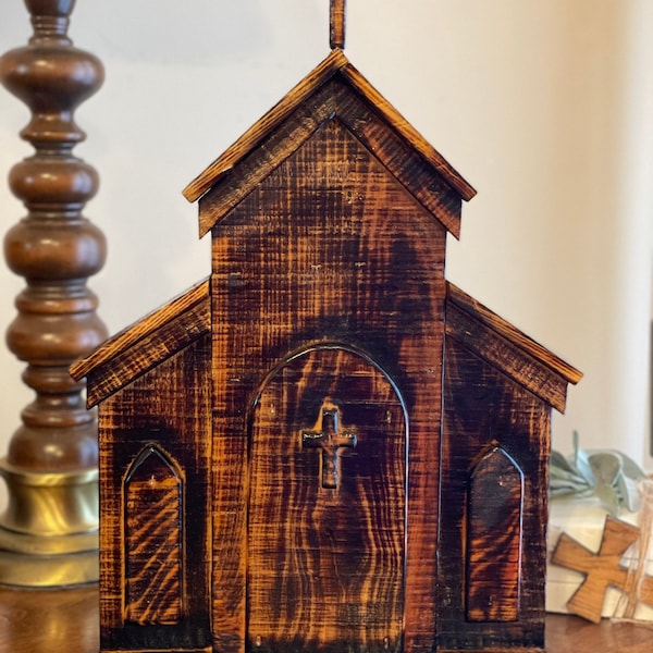 Wooden Church - Etsy