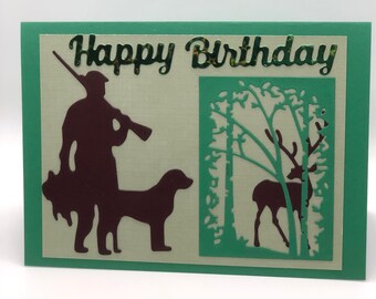 Deer Hunting Birthday Cards - Etsy