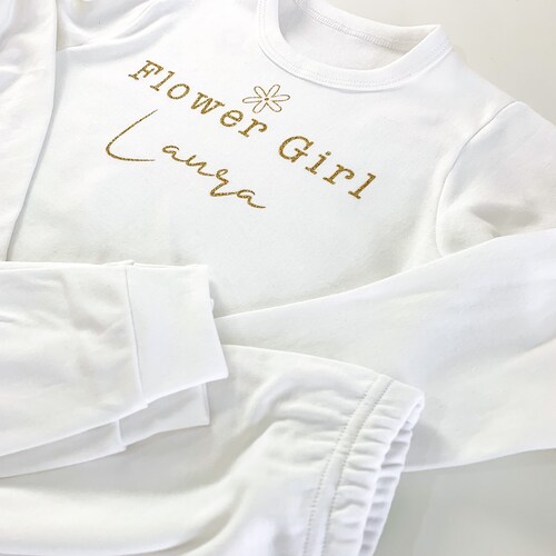 Page Boy Pyjamas Lounge Set Pjs Top Kids Wedding Personalised | Etsy UK