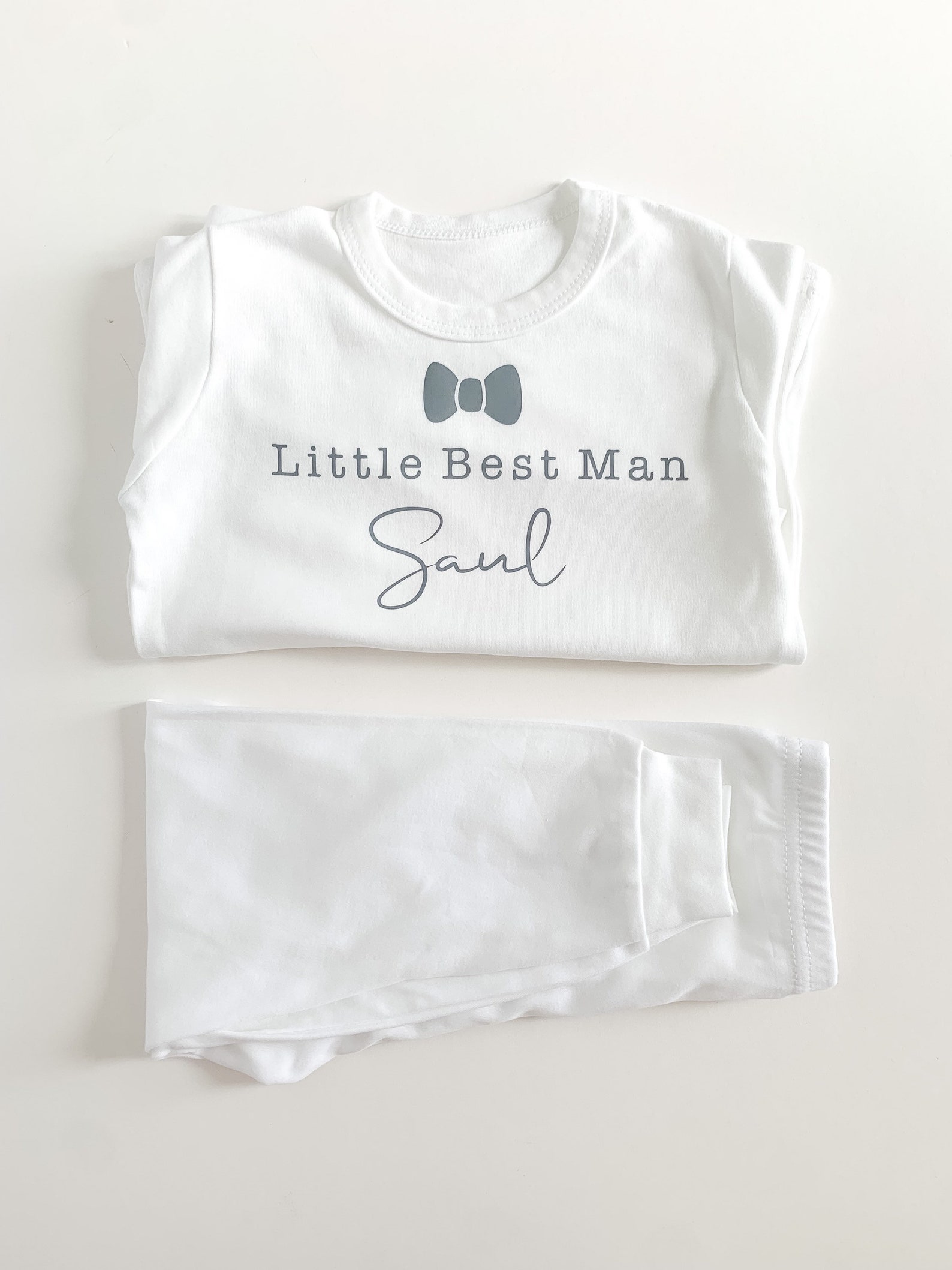 Page Boy Pyjamas Lounge Set Pjs Top Kids Wedding Personalised - Etsy UK