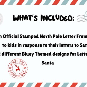 Bluey Themed Letters to Santa Kit Bundle Template - Etsy