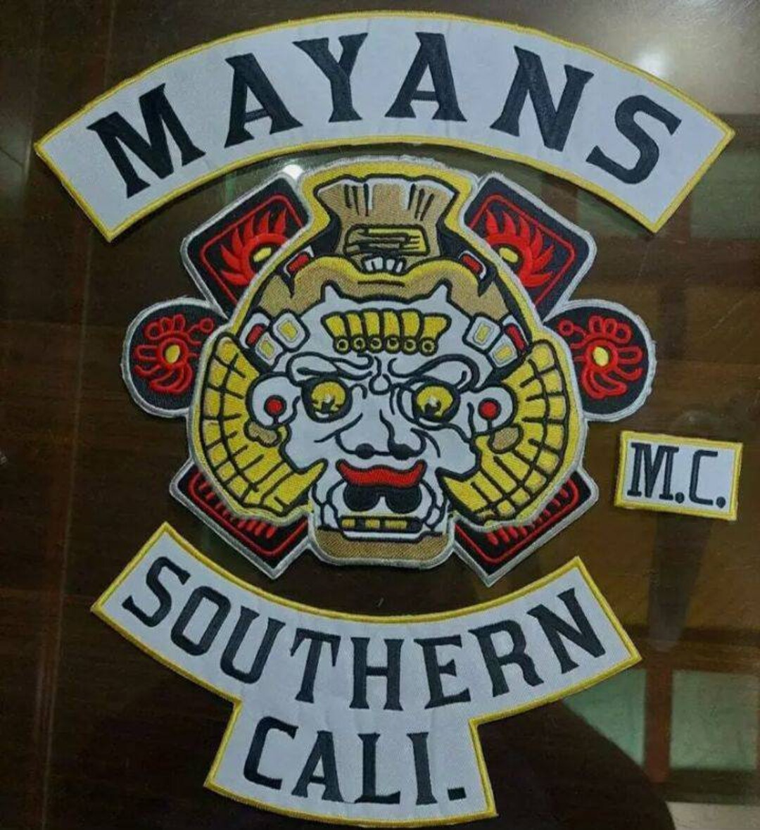 Mayans Southern Cali Mc 35 Cm Iron on Embroidered Set - Etsy