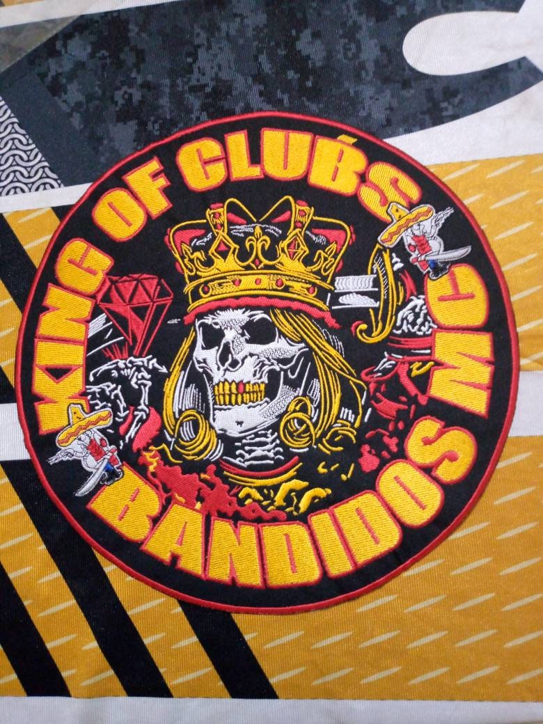 King of Club Bandidos Iron on Embroidered Patch - Etsy
