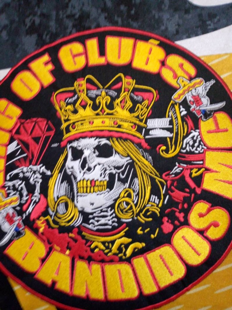 King of Club Bandidos Iron on Embroidered Patch - Etsy