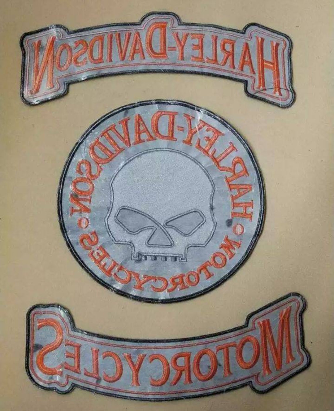 Harley Davidson Motorcycles Biker Patches Jacket Vest Patches Iron on 3 ...