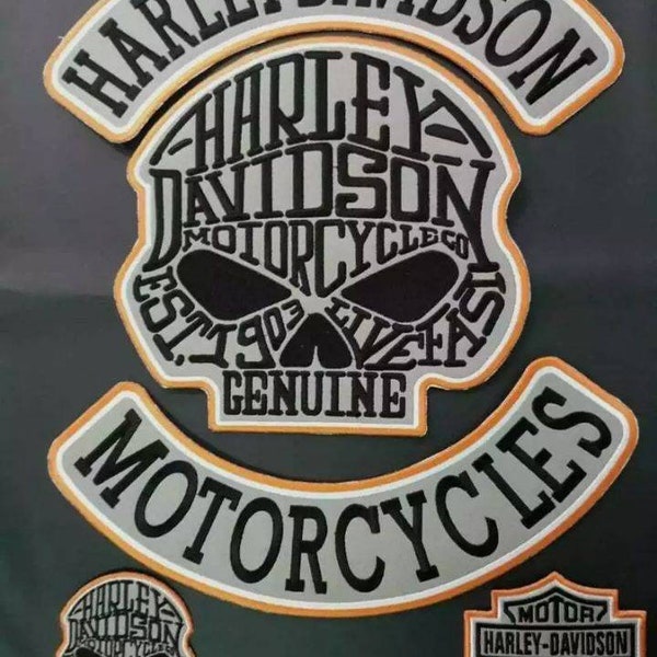 Harley Davidson Rocker Patches - Etsy