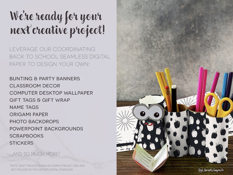 Back to School Desk Tags | Printable Classroom Name Plates | Black and ...