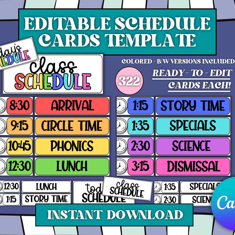 Daily Schedule - Etsy