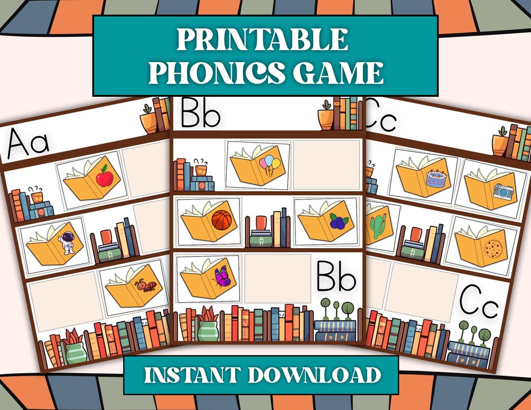 Beginning Sounds Printable Activity for Phonics Letter Sounds Activity ...