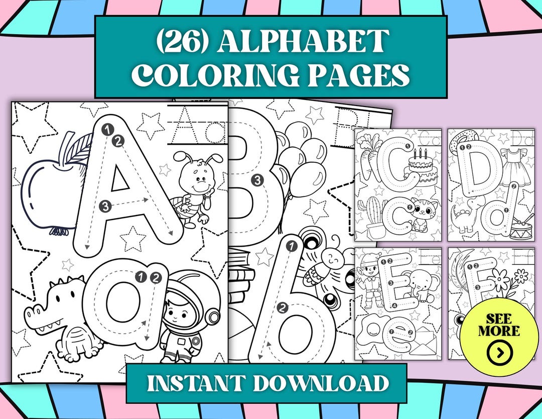 Letter Tracing Worksheet Alphabet Coloring Pages With Tracing Worksheet ...