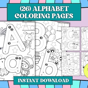 Letter Tracing Worksheet Alphabet Coloring Pages With Tracing Worksheet ...