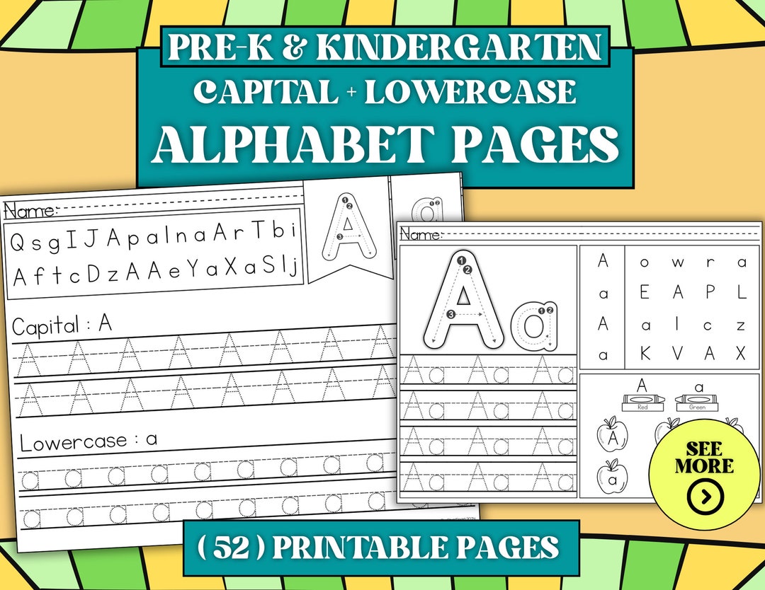 Tracing Worksheet for Kids Handwriting Practice Letter Formation ...