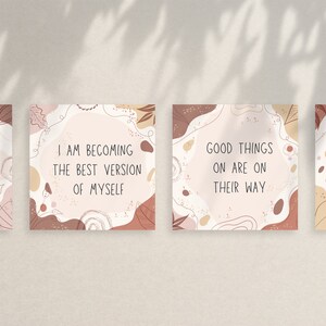 Boho Positive Affirmations for Women Affirmation Cards Daily ...