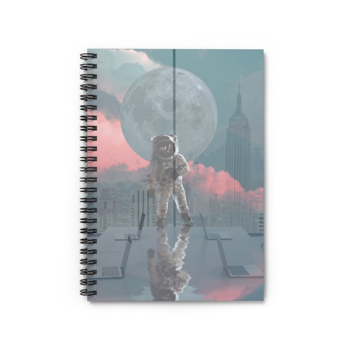 Office Astronaut Notebook Astronaut Journal Double - Etsy