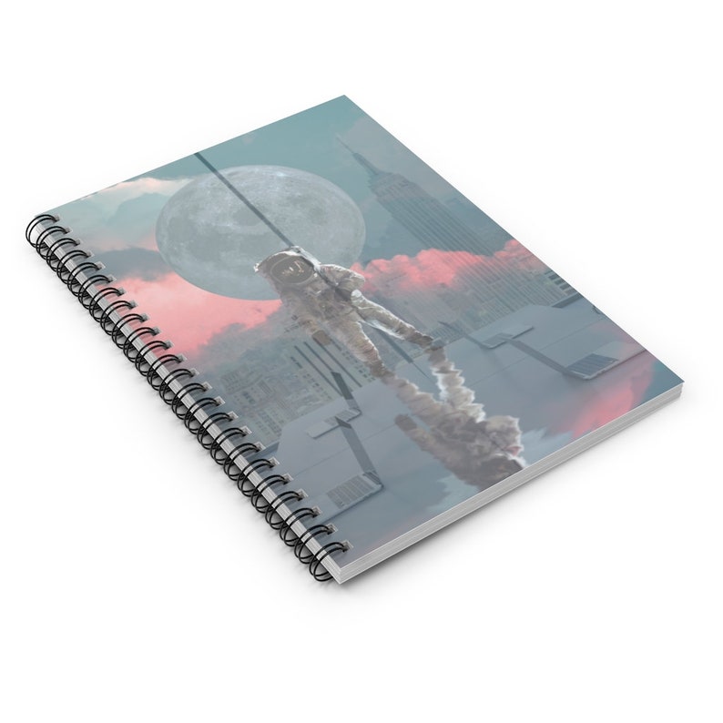 Office Astronaut Notebook Astronaut Journal Double - Etsy