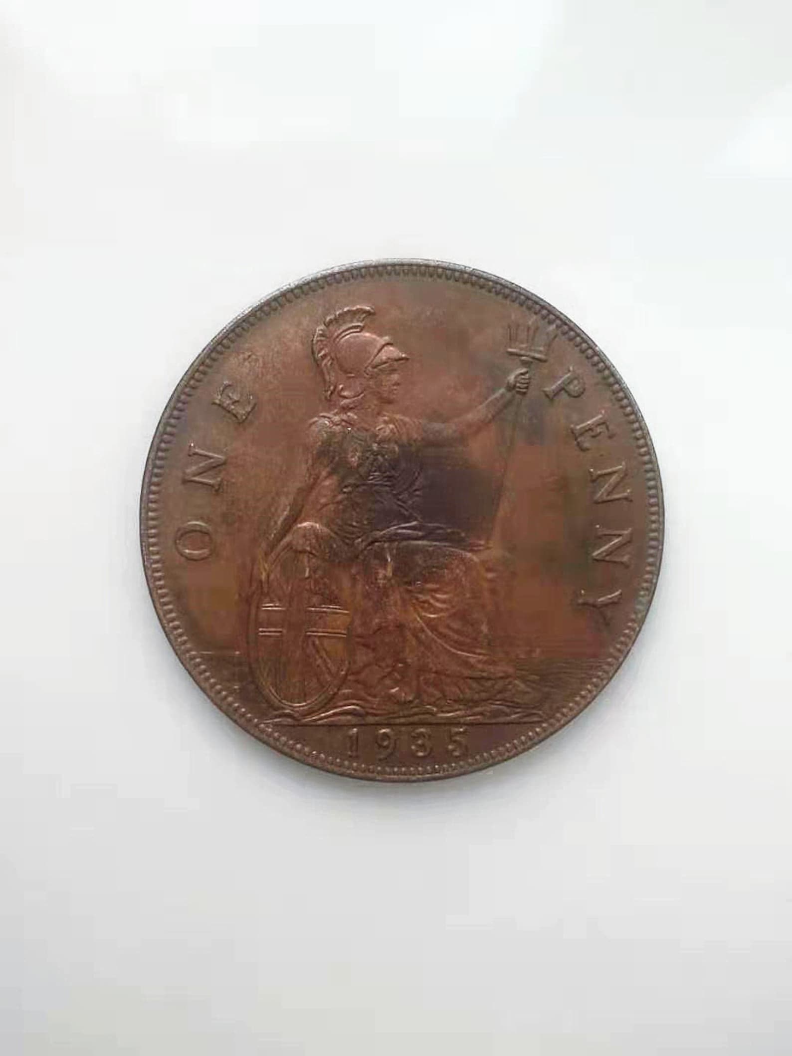 Old British Copper One Pence Coins.coins Are Gifts for - Etsy