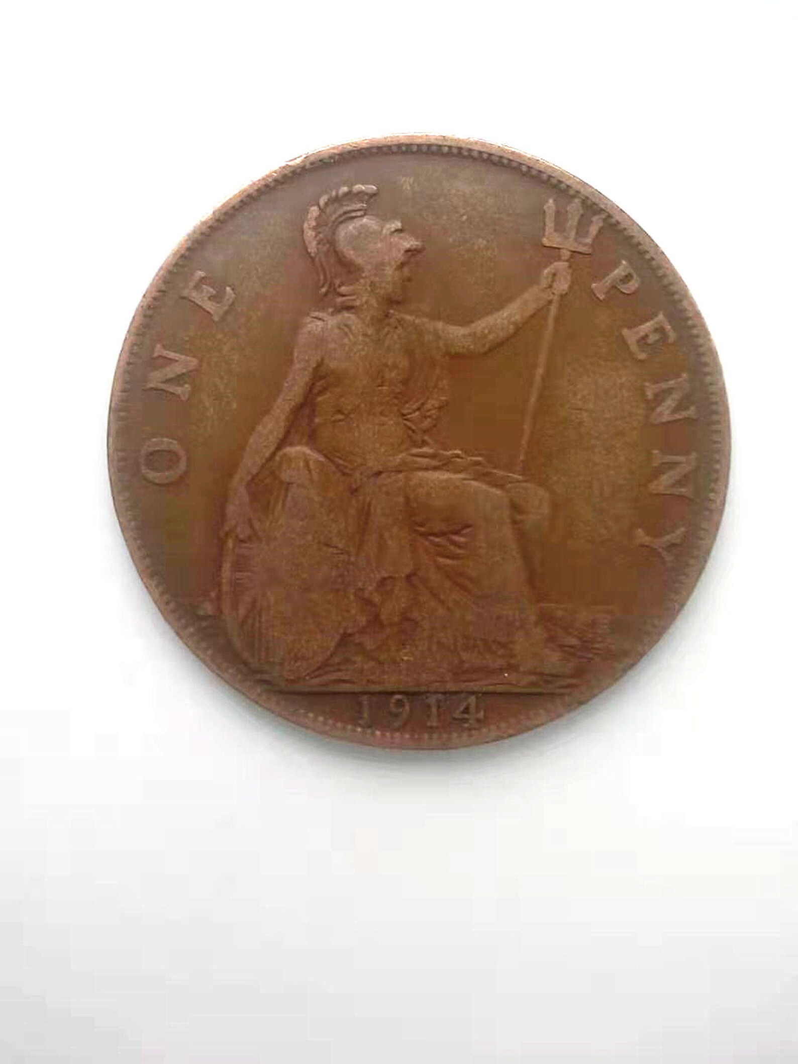 Old British Copper One Pence Coins.coins Are Gifts for - Etsy