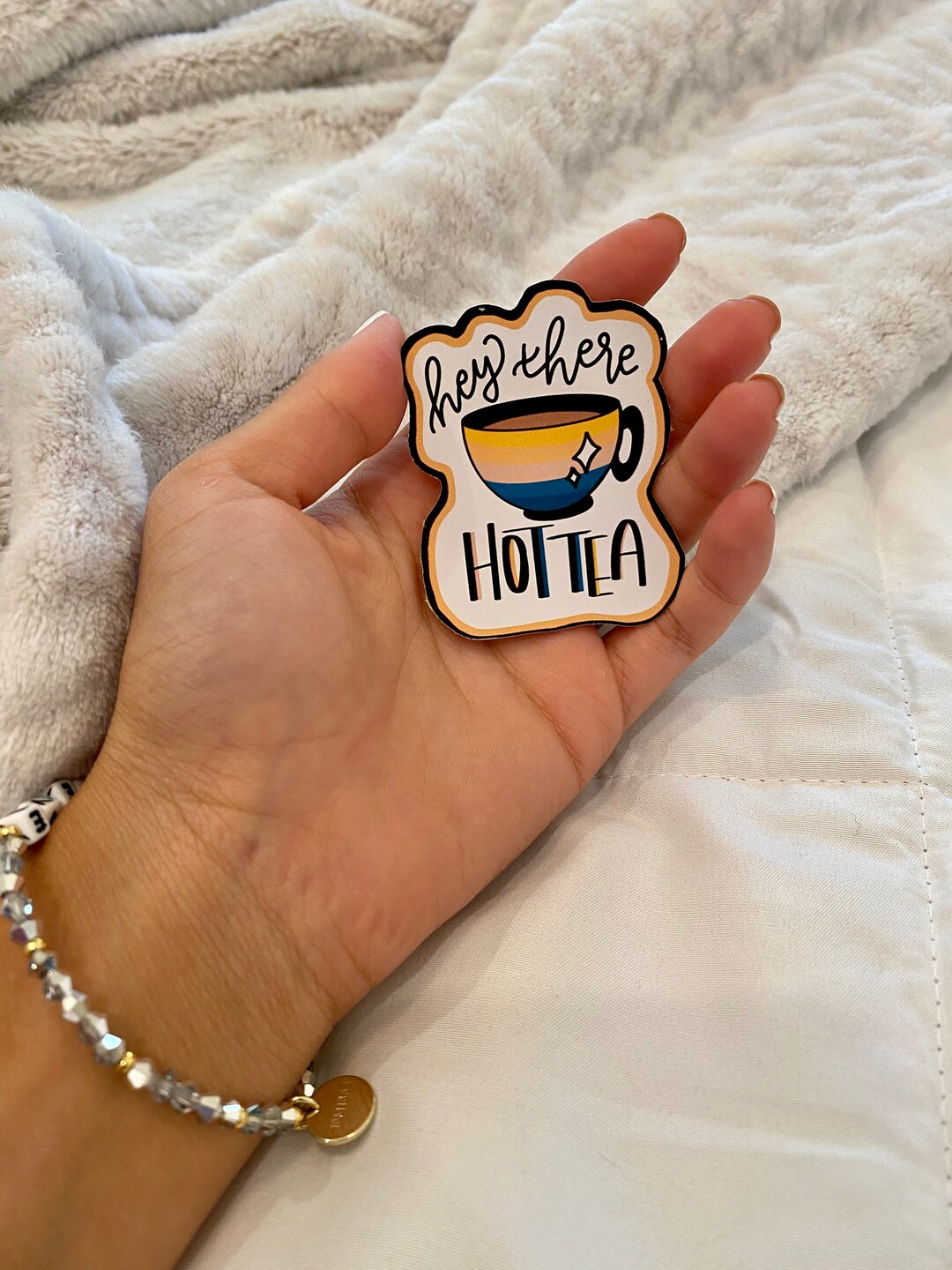 Hey There Hot Tea Sticker - Etsy