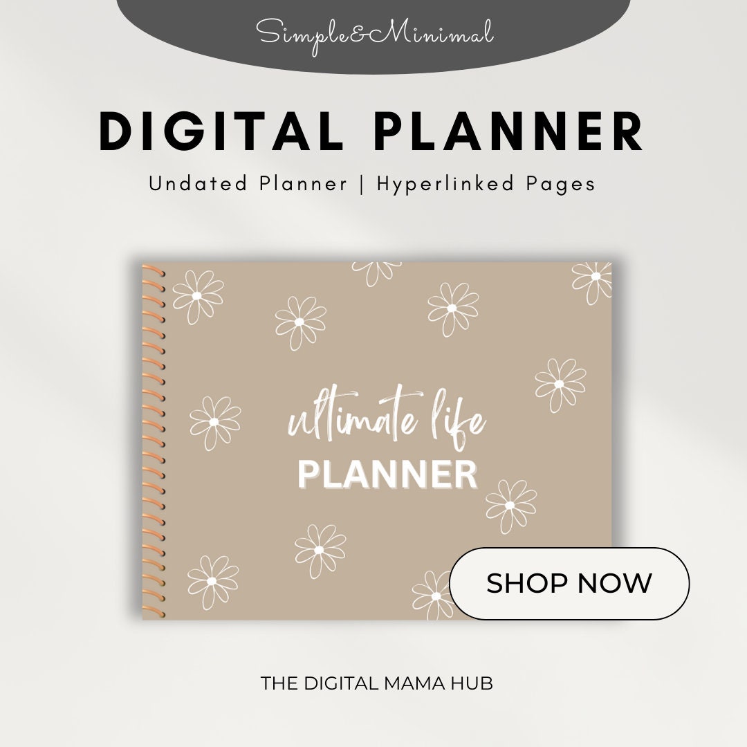 Daisy Digital Planner, Goodnotes Planner, Daily Planner, Weekly Planner ...