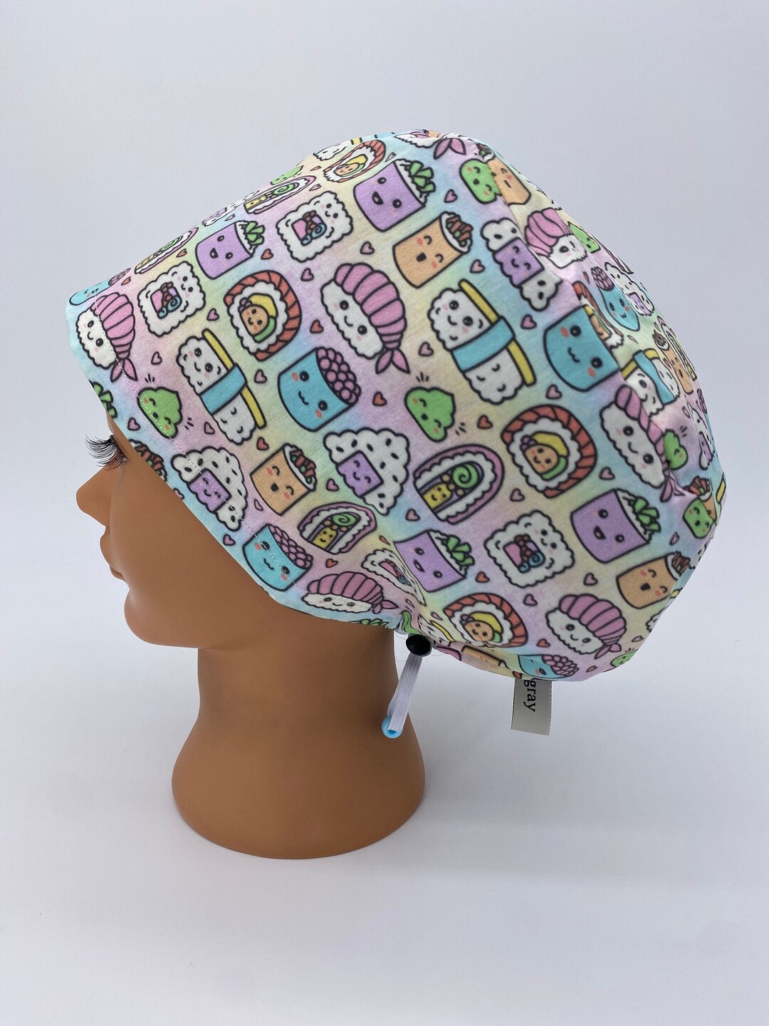 Sushi Sushi Women's Euro Scrub Cap Surgical Hat - Etsy