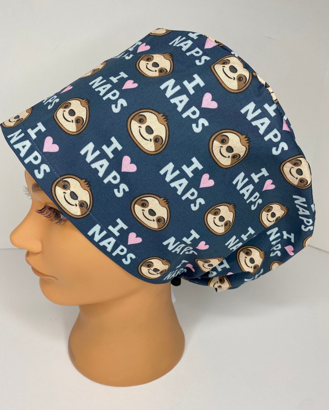 I Love Naps, Women's Euro Scrub Cap, Surgical Hat - Etsy