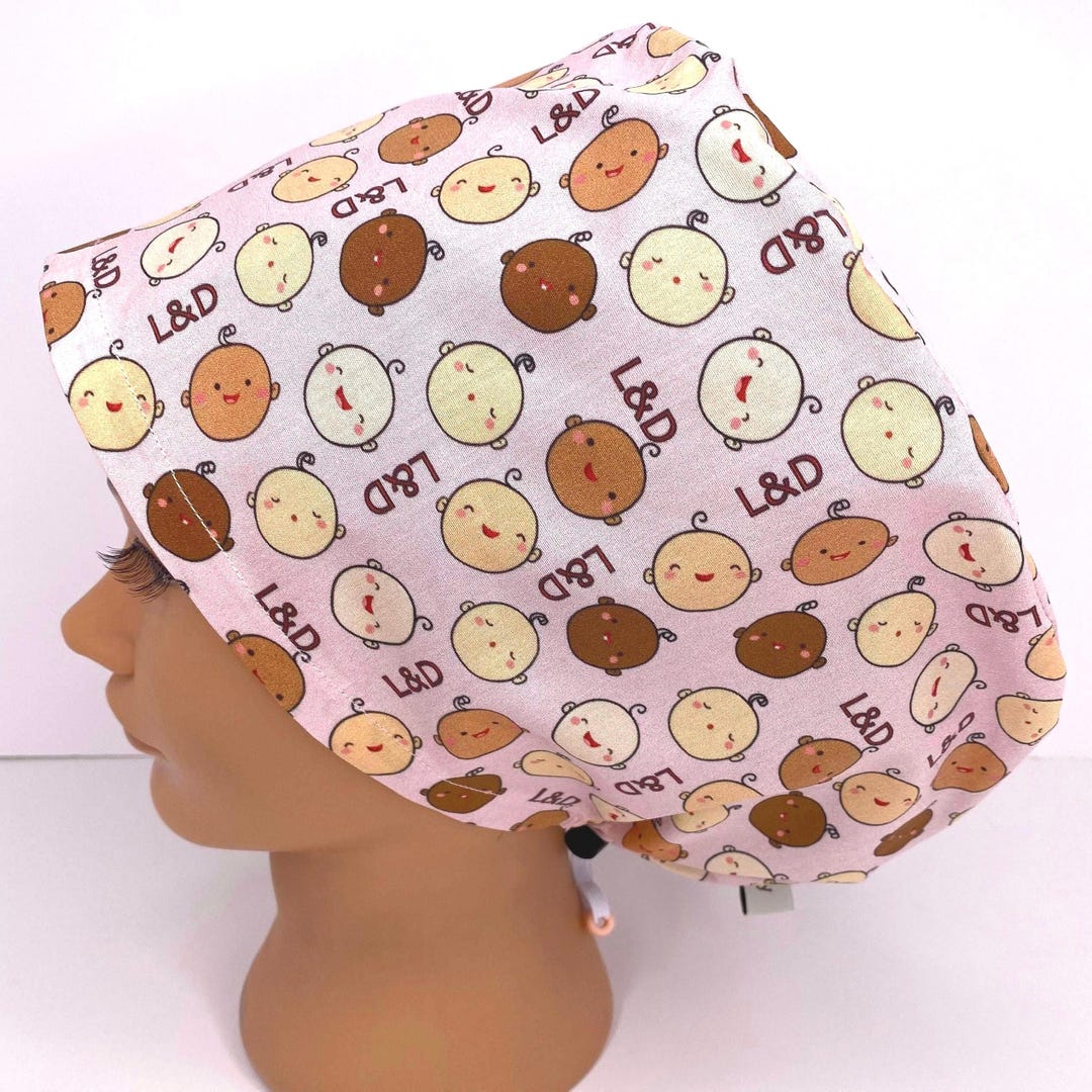 Women's Euro Scrub Cap, Labor and Delivery Baby Catcher, All the Babies ...