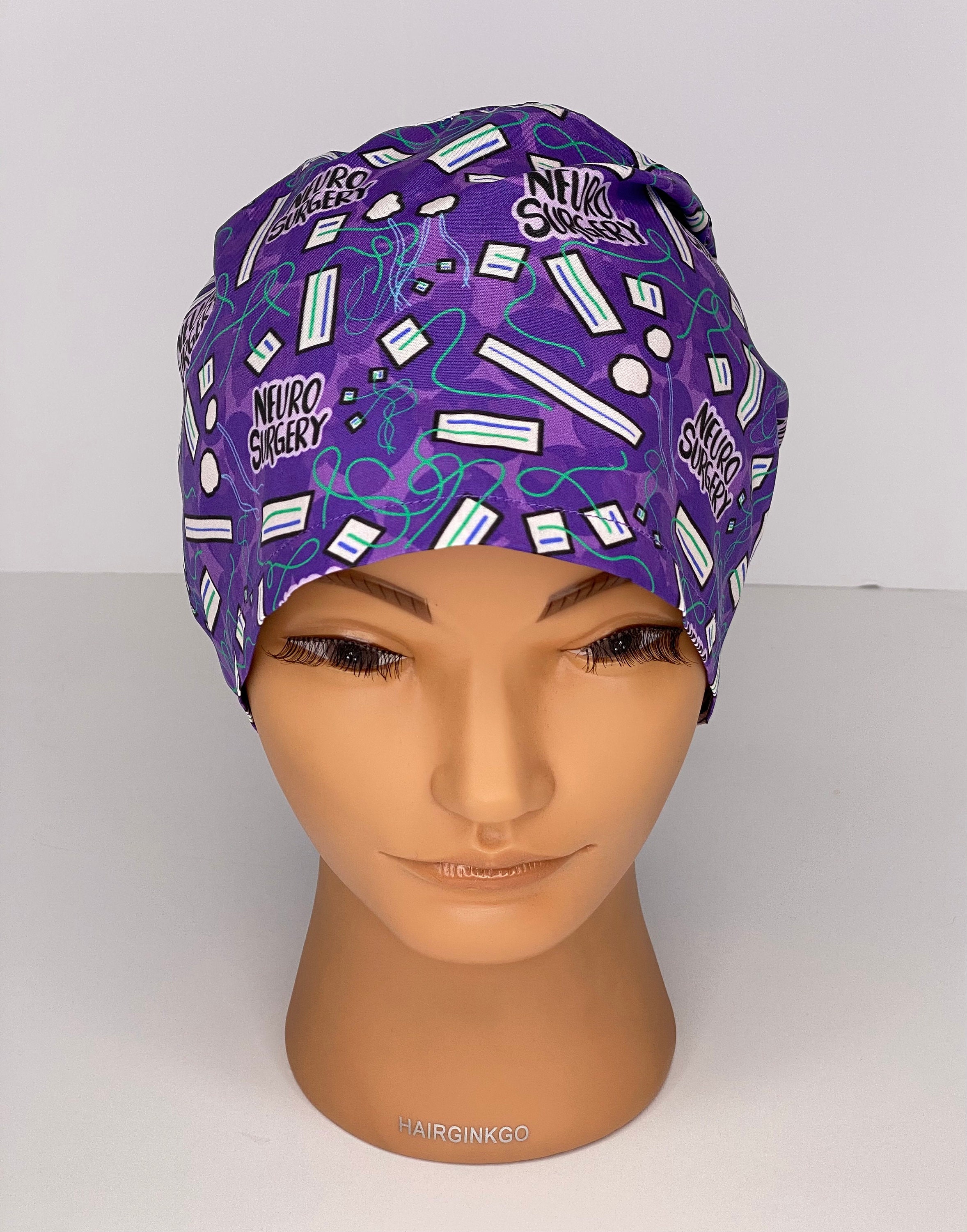Neuro Surgery Womens Euro Scrub Cap Surgical Hat - Etsy