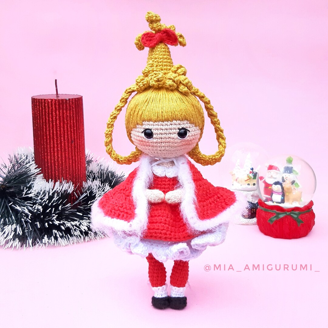 Cindy Lou Who Spanish Amigurumi Pattern, Cindy Lou Who, Cindy Lou ...