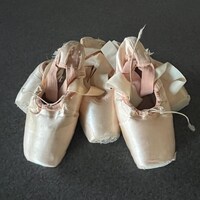 Vintage Clay Ballet Slippers, 3 Pairs of Ballerina Shoe's, 4 ...