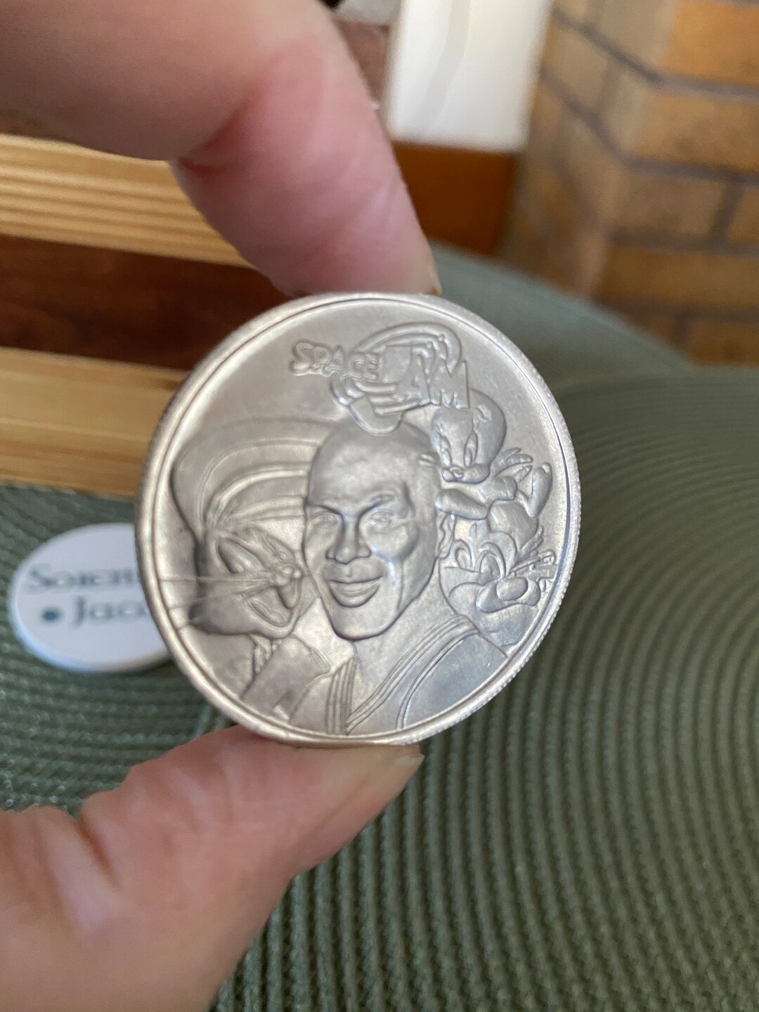 Michael Jordan 1996 Space Jam Commemorative Coin - Etsy
