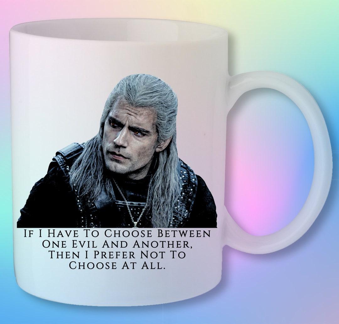 The Witcher Geralt of Rivia Henry Cavill Quote TV Game Mug - Etsy UK