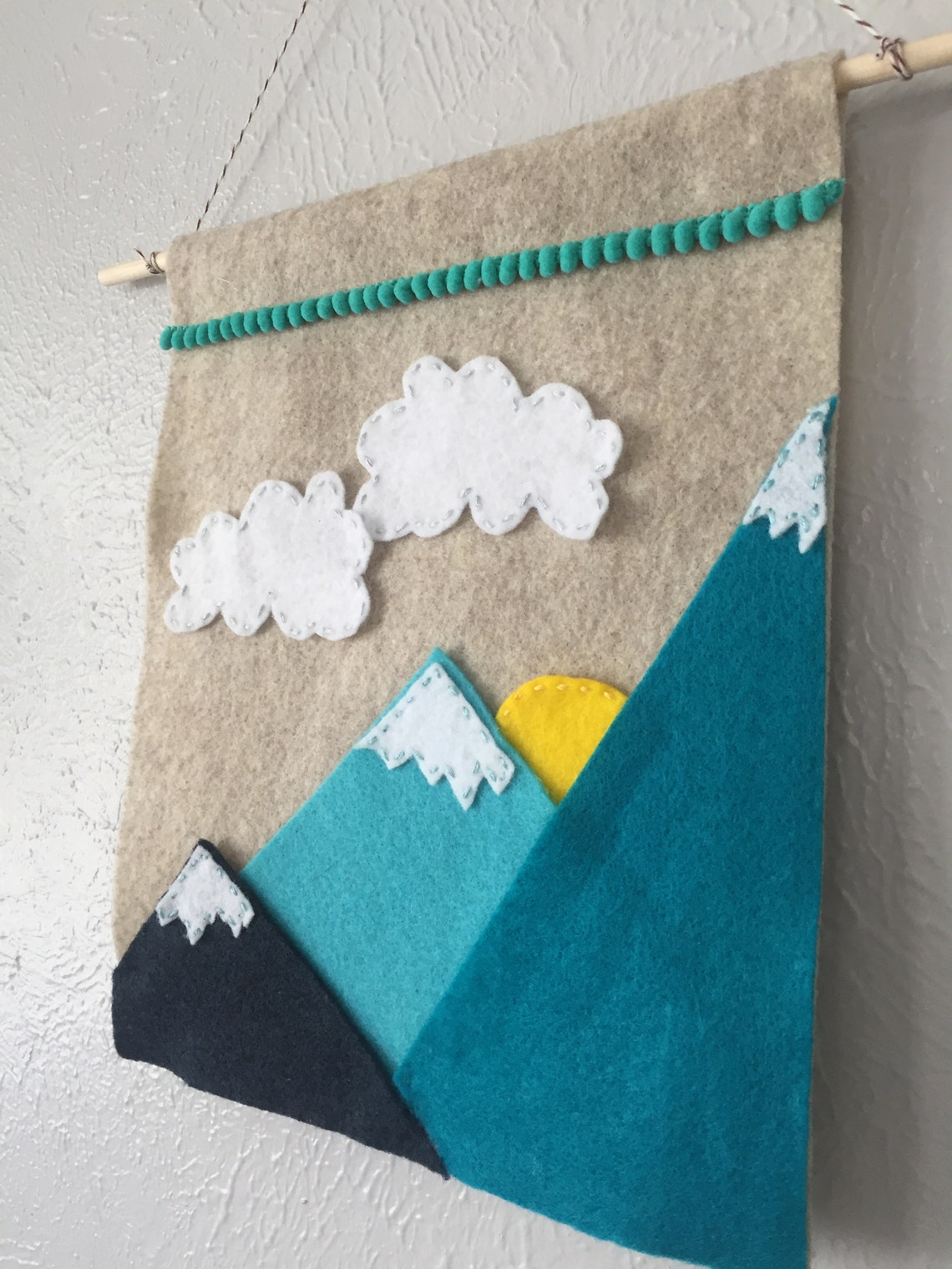 Mountain - Felt Banner - Etsy