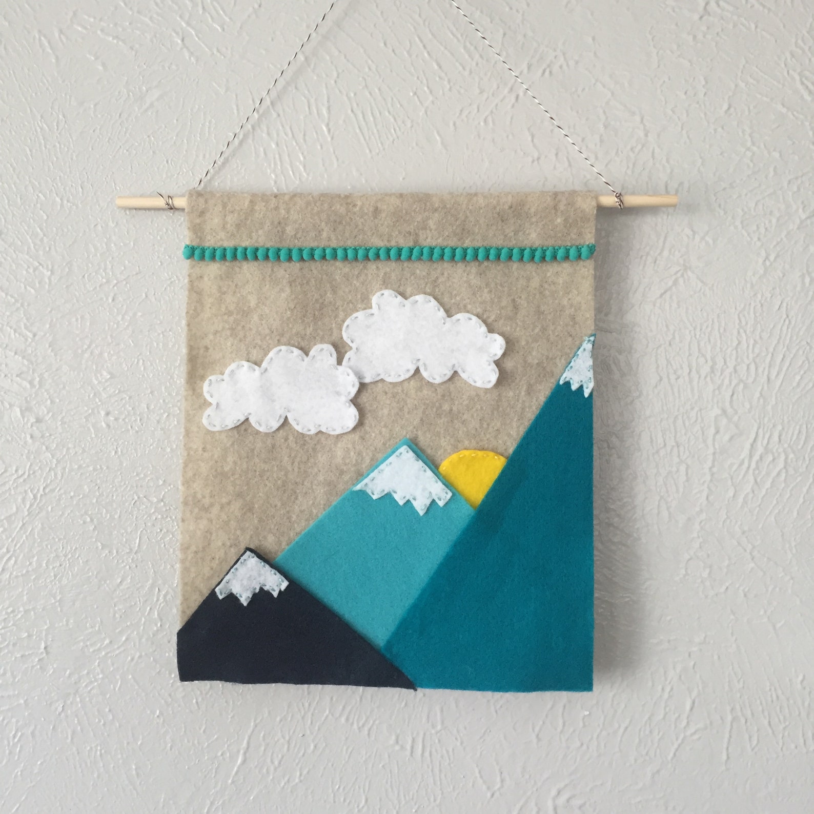Mountain - Felt Banner - Etsy