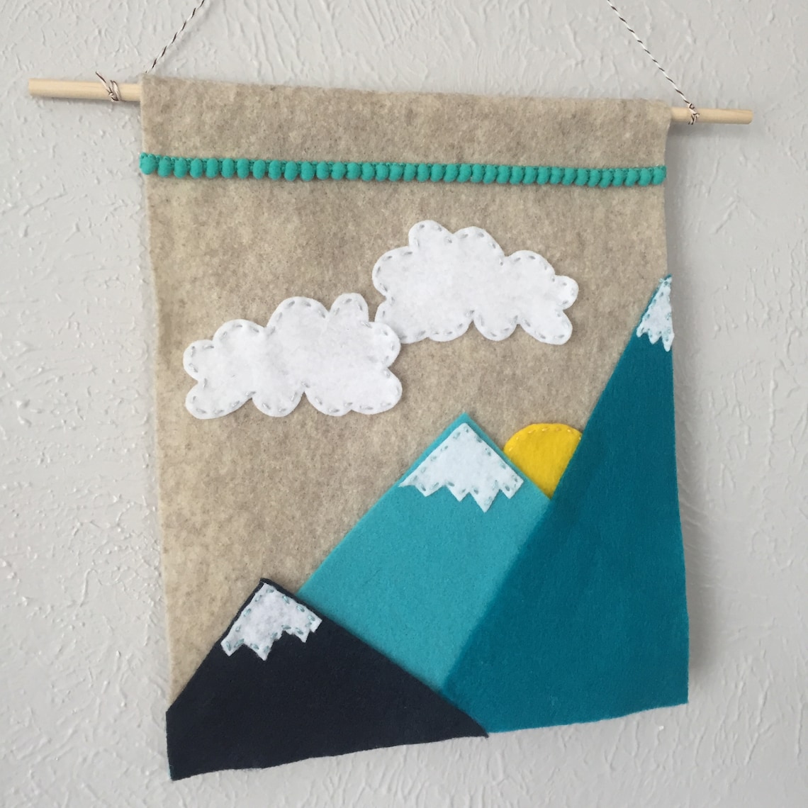 Mountain - Felt Banner - Etsy