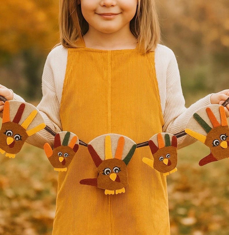 Thankful Hands Garland - Etsy