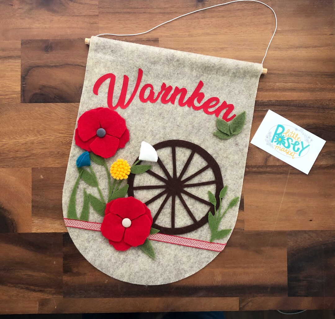 Wagon Wheel- Felt Banner - Etsy