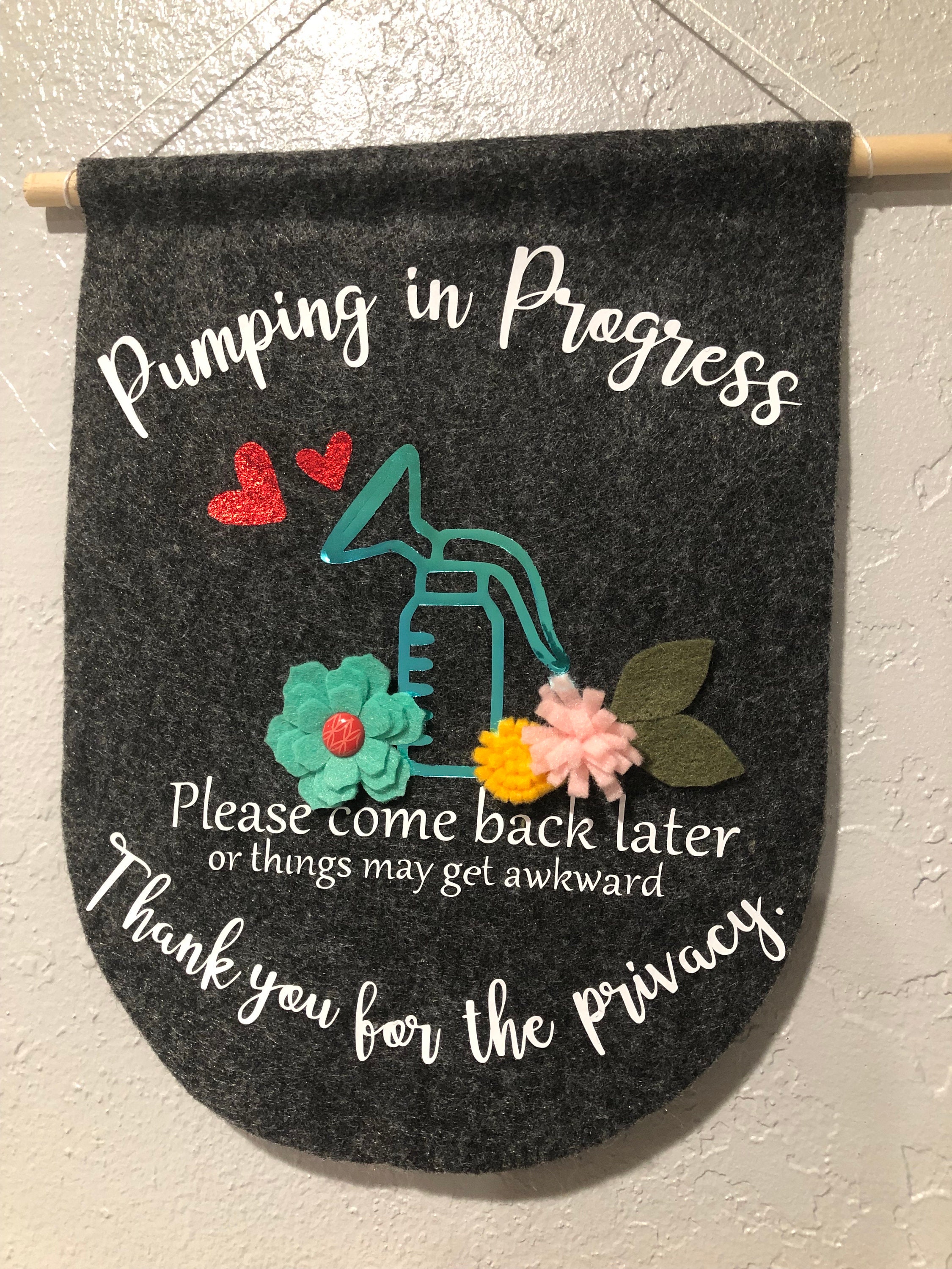 Pumping Mama privacy Sign - Etsy