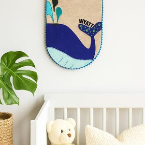 Baby Whale - Felt Banner - Etsy