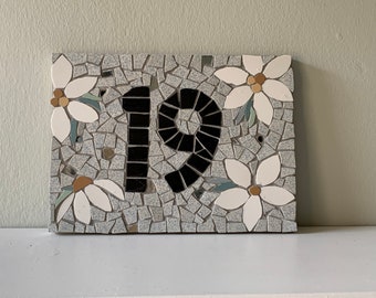 Mosaic House Number | Etsy UK