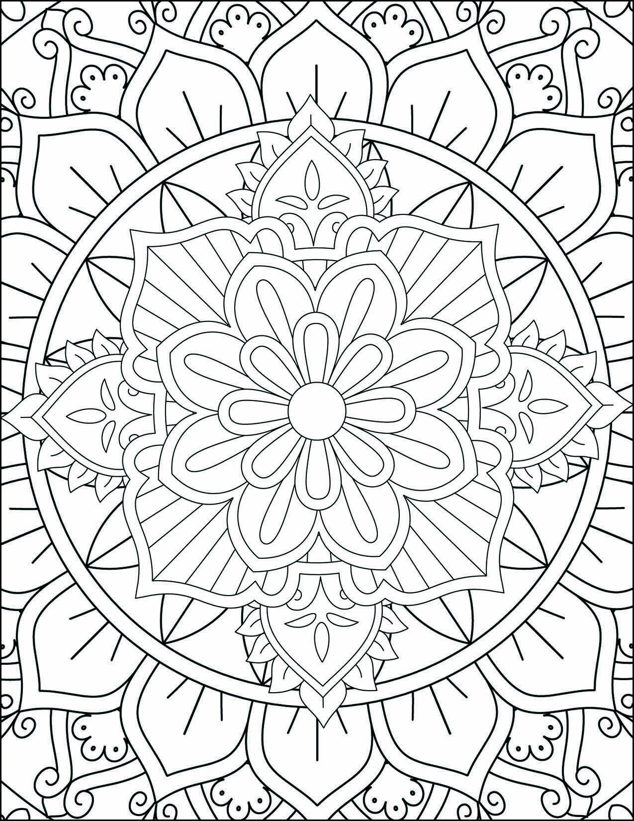 Mandala Adult Coloring Page Pack - Etsy