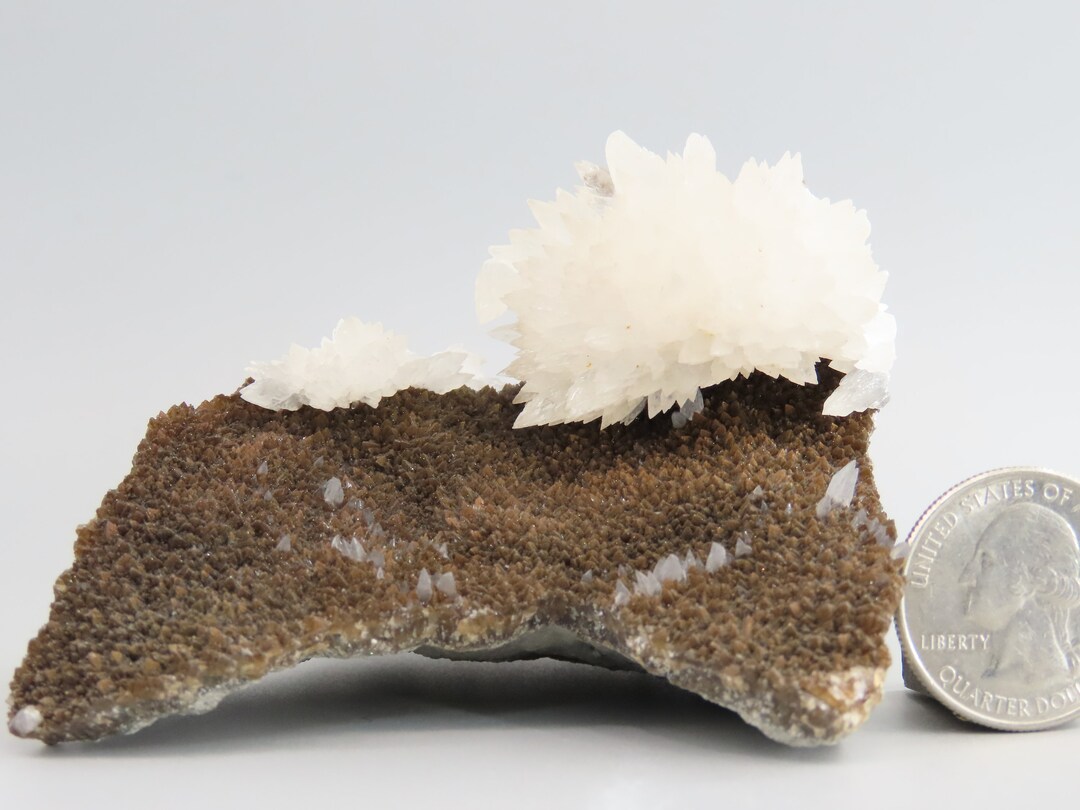Colorless Calcite Crystals With Root Beer Calcite Crystals - Etsy
