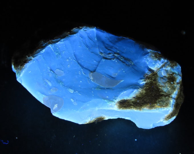 Rare Blue Fluorescent Amber Specimen - Etsy