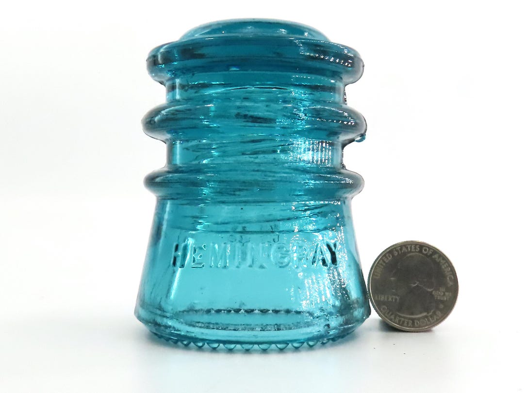 Agua-blue Hemingray No-10 Insulator - Etsy