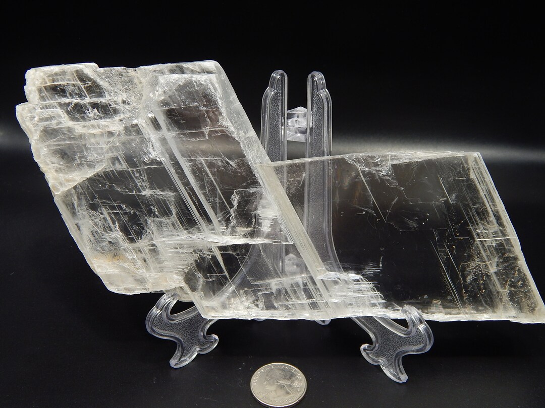 Water Clear Selenite, Var; of Gypsum Specimen - Etsy