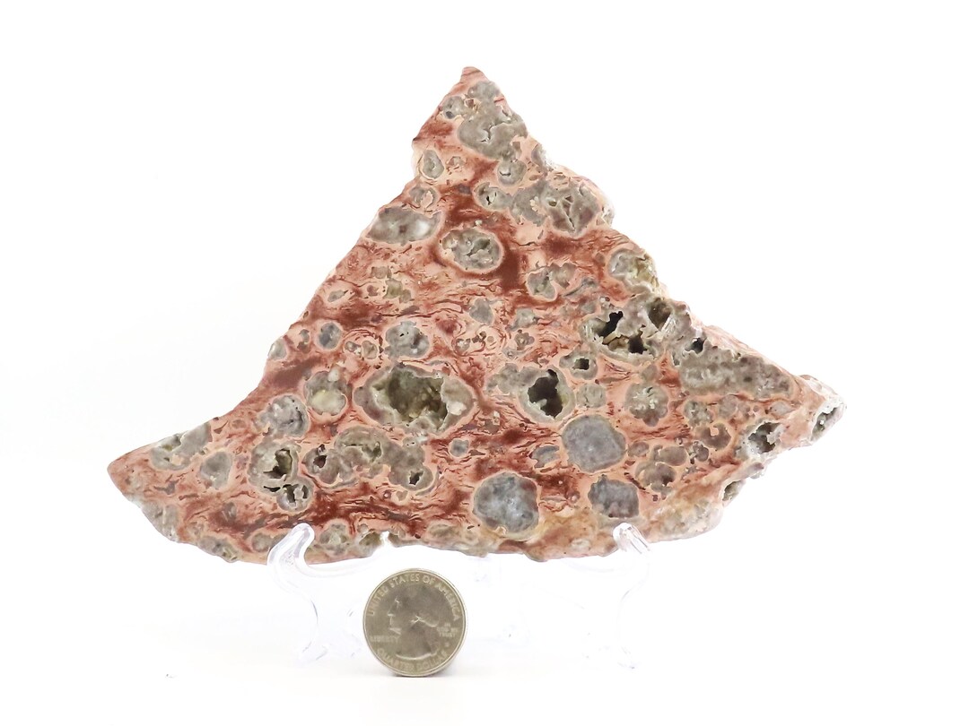 Vesicular Rhyolite With Quartz Crystal Terminations - Etsy